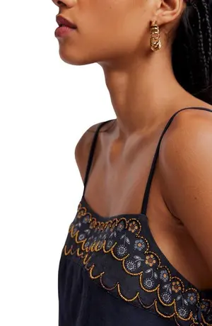 Free People Sunspell Beaded Mini Dress
