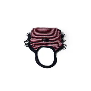 Miu Miu Crochet Bag With Embroidered Logo