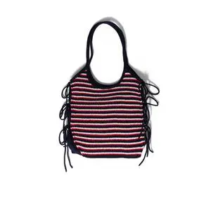 Miu Miu Crochet Bag With Embroidered Logo