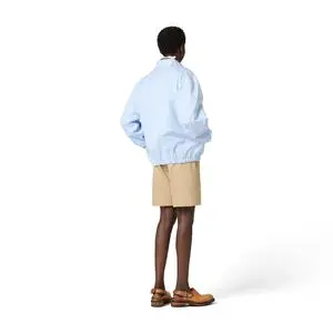 Miu Miu Chino Bermuda Shorts With Embellished Hardware