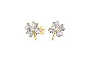 ARTE NOVA JEWELLERY Ramo Earrings - Silver Gold Plated