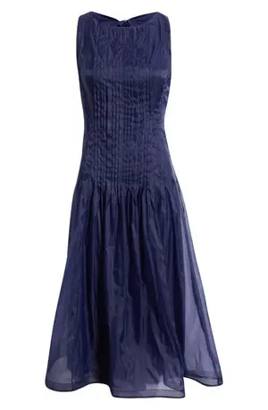 Lulus Dani Organza Midi Dress