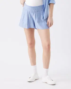 RIPE MATERNITY Abby Stripe Relaxed Fit Shorts