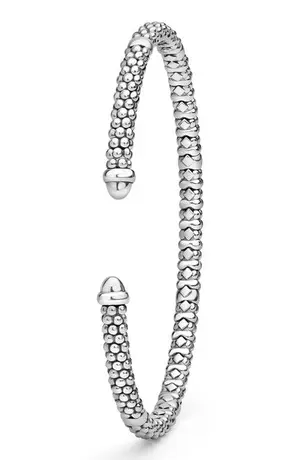 Lagos Caviar Beaded Mini Versa Torque Bracelet