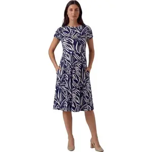 24seven Comfort Apparel Boatneck Day Dresses