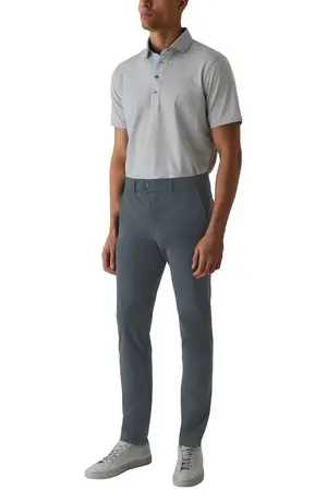 Greyson Saranac Stripe Performance Golf Polo
