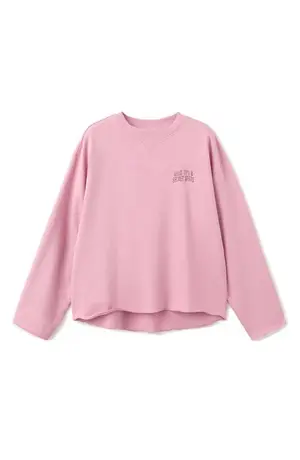 Mango Oversized Graphic Sweatshirt