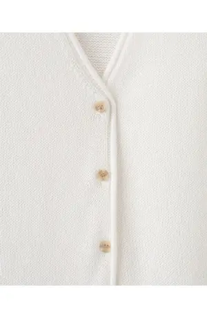 Mango Sleeveless Longline Cotton Blend Cardigan
