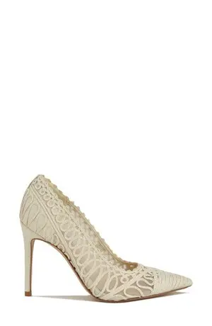Nine West Frista Pointed Toe Stiletto Pumps - Ivory