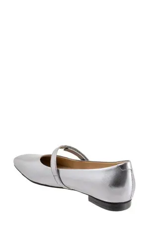 Trotters Metallic Mary Jane Flats