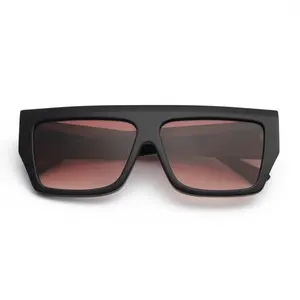 12PM STUDIOS Nyc Square Sunglasses - Black/red