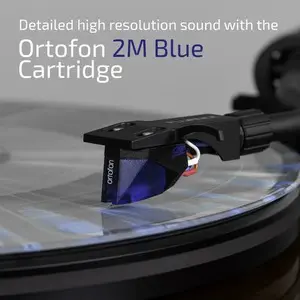 FLUANCE Reference High Fidelity Vinyl Turntable Record Player Ortofon Cartridge - Walnut