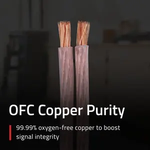 FLUANCE 50 Ft. 12 Awg Oxygen-free Copper Speaker Wire