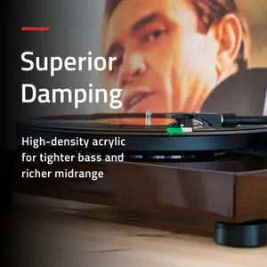 FLUANCE Acrylic Turntable Platter Mat, Reduce Vibrations