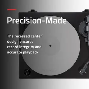 FLUANCE Acrylic Turntable Platter Mat, Reduce Vibrations