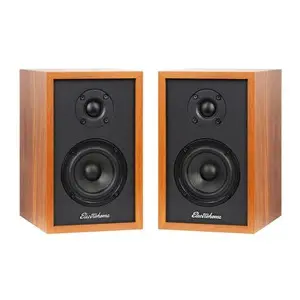 ELECTROHOME Berkeley 2.0 Stereo Powered Bluetooth Bookshelf Speakers - Teak