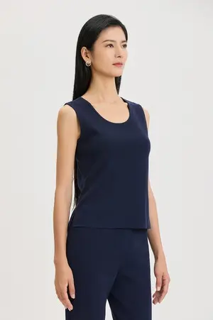 Ming Wang Scoop Neck Tank