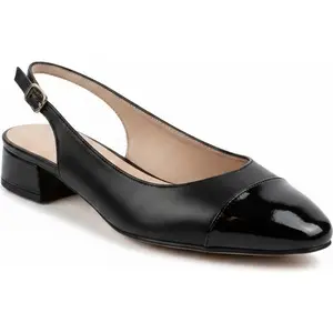 MENINA STEP Berta Slingback With Patent Cap Toe