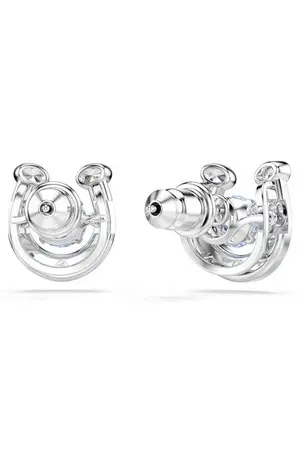 SWAROVSKI Symbolica Rhodium-plated Crystal Stud Earrings - Blue