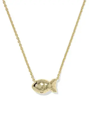 Kendra Scott Fish Pendant Necklace