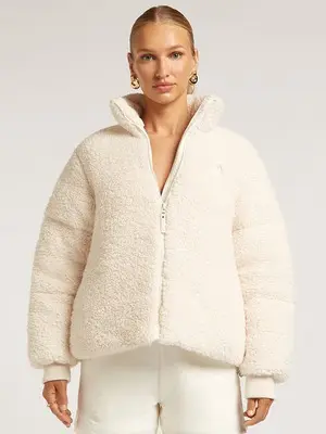 4TH ARQ Gigi High Collar Zip Fleece Jacket