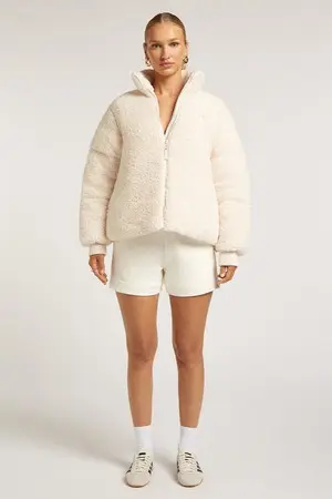 4TH ARQ Gigi High Collar Zip Fleece Jacket