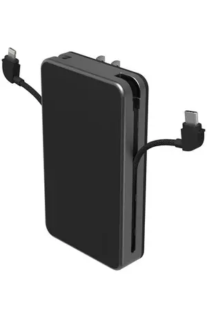 MOPHIE Powerstation Plus Ultra 2024 10k Power Bank With Integrated Cables And Ac Plug