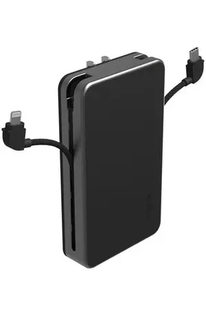 MOPHIE Powerstation Plus Ultra 2024 10k Power Bank With Integrated Cables And Ac Plug