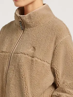 4TH ARQ Jude Long Sleeve Collared Fleece Jacket