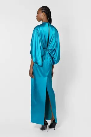 ROKSANDA Rani Knot-front Draped Maxi Dress