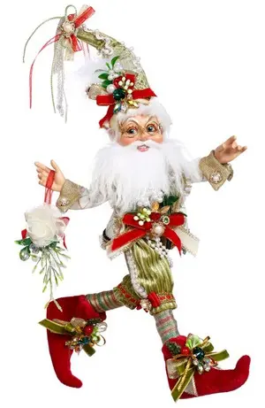 MARK ROBERTS Northpole Mistletoe Elf - Red