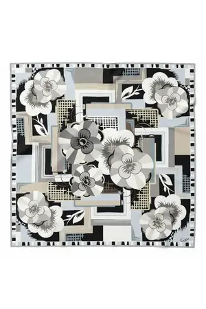 ELIZABETTA Pierosilk Pocket Square For Men Grey