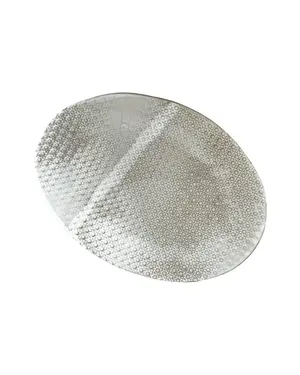 GINA DE SANTIS CERAMICS Alwood Caned Statement Platter
