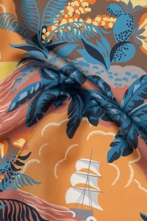 ELIZABETTA Isolasilk Pocket Square For - Peach