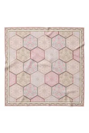 ELIZABETTA Dantesilk Pocket Square For - Pink