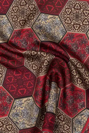 ELIZABETTA Dantesilk Pocket Square For - Red
