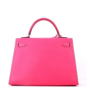 Hermès Kelly Handbag Pink Epsom With Palladium Hardware 32 - Rose Tyrien
