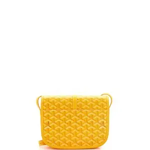 Goyard Belvedere Ii Messenger Bag Coated Canvas Pm - Yellow