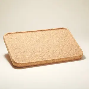 TIRADIA CORK Modern Home Cork Tray - Tan