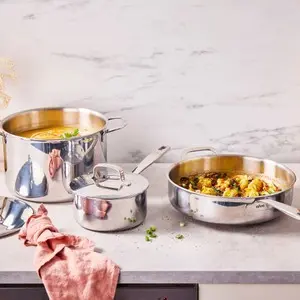ALVA Maestro 7-piece Hybrid Stainless Steel Cookware Set