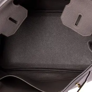 Hermès Birkin Handbag Grey Togo With Gold Hardware 30 - Etain