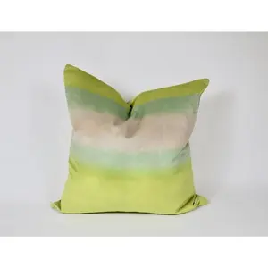 ARTXTILES Sunset Velvet Pillow - Yellow
