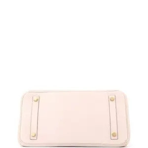 Hermès Birkin Handbag Light Togo With Gold Hardware 30 - Craie