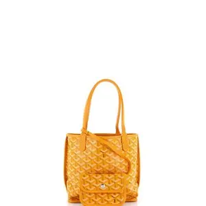 Goyard Anjou Reversible Tote Coated Canvas Mini - Yellow