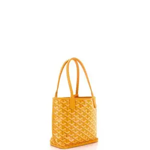 Goyard Anjou Reversible Tote Coated Canvas Mini - Yellow