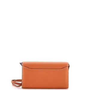 Hermès Constance To Go Wallet Evercolor - Metallic Gold