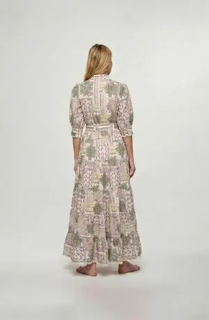 BY TESS COLLECTION Tori Dress Patchwork Maxi