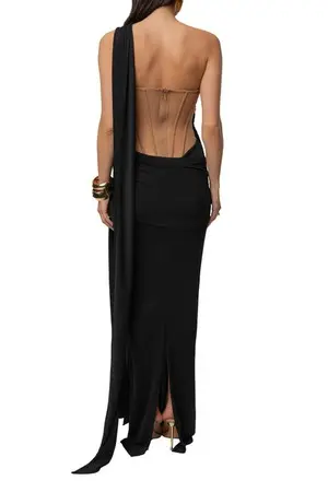 JLUXLABEL Empress Of Hearts Maxi Gown