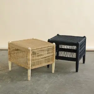 KANJU INTERIORS Malawi Cane Stool