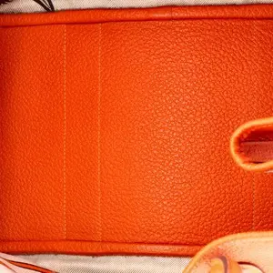 Hermès Garden Party Tote Leather With Printed Interior 36 - Orange